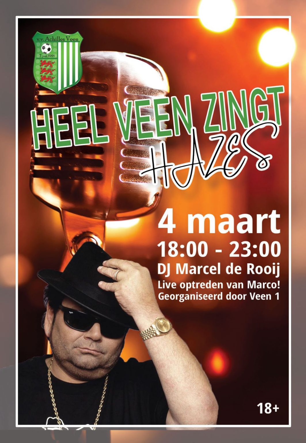 Heel Veen zingt Hazes! – vv Achilles Veen